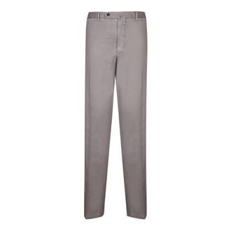 Dell'Oglio Homme, Pantalons, Gris, Taille: 2XL Pantalon Pliss&eacute; Coupe Fusel&eacute;e