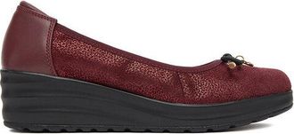Go Soft Ballerinas CEO-WI16-3243-02 Dunkelrot