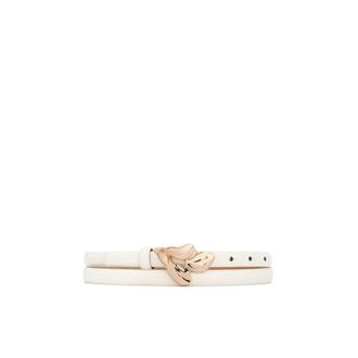 Kazar Schmaler G&uuml;rtel mit Schmuckschlie&szlig;e - - Accessories - Damen - Wei&szlig; - 120 CM