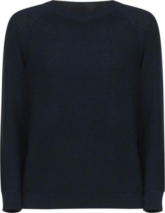 Max Mara Femme, Pulls, Bleu, Taille: 38 FR Wkdaere Textured Sweater