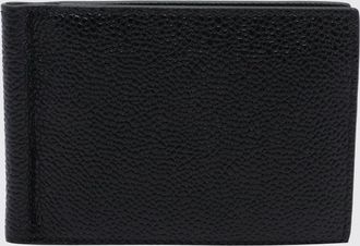 Thom Browne Bifold-Geldb&ouml;rse aus Kalbsleder mit Geldklammer