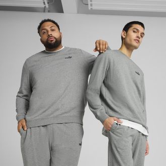 Puma Essentials Small No. 1 Logo Crewneck Herren, Kleidung, Grau, XXL