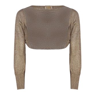 PHO Firenze Femme, Pulls, Jaune, Taille: 38 FR Ch&acirc;le L&eacute;ger en Viscose