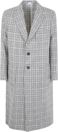 Thom Browne Homme, Manteaux, Multicolore, Taille: S Single-Breasted Manteaux
