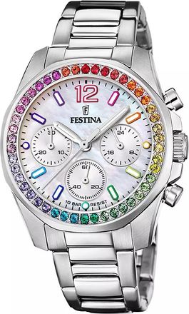Festina Uhr - Stainless Steel Watch Bracelet - Gr. unisize - in Silber - f&uuml;r Damen