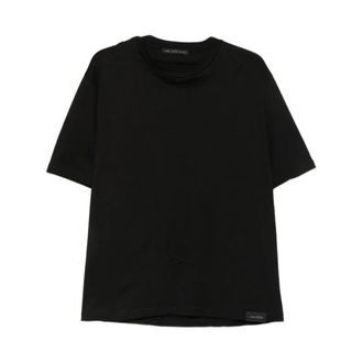 low brand T-shirt - Homme - Tops - Noir - Taille: L