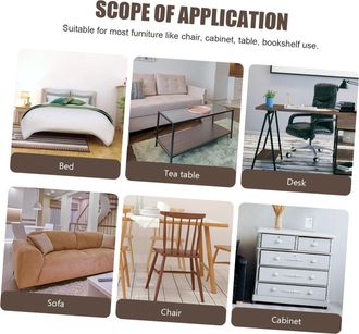 DOITOOL 4stücke Höhenverstellbare Schrank- Sofabeine Aus Edelstahl Für Schränke Couchtische Badezimmer Schützen Fußböden Möbelfüße Robustes