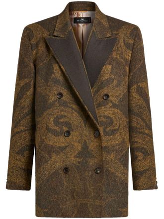 Etro blazer en jacquard - Vert