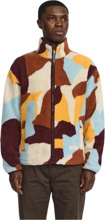 Revolution Printed Teddy Jacket - - Sweatshirts & Hoodies - Herren - Mehrfarbig - L