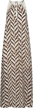 Co'Couture Femme, Robes, Multicolore, Taille: 38 FR Maxi Dress