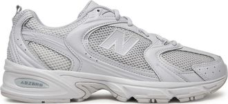 New Balance U530TBA Herren Sneaker 44 EU | Retro-Design in Pearl Grey | Atmungsaktiv, Leicht, Komfortable ABZORB-D&auml;mpfung, Vielseitig Kombinierbar