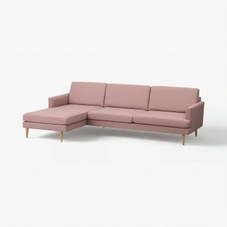 IKEA GRILLSTORP / SMEDSTORP 4er-Sofa mit R&eacute;camiere links