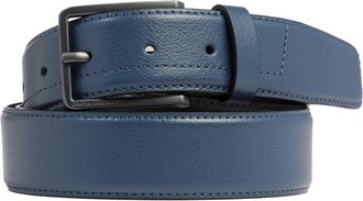 Piquadro Homme, Accessoires, Bleu, Taille: ONE Size Ceinture en cuir avec boucle &agrave; ardillon