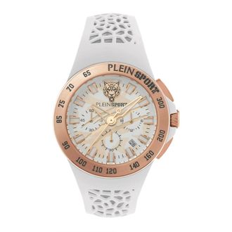 Plein Sport Homme, Accessoires, Blanc, Taille: ONE Size Thunderstorm Chrono