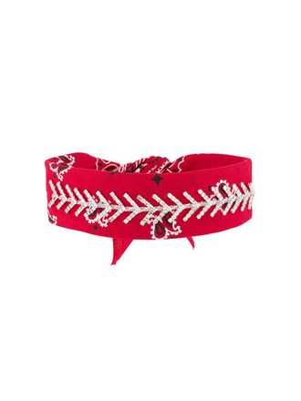 Fallon Choker mit Kristallverzierung - Rot