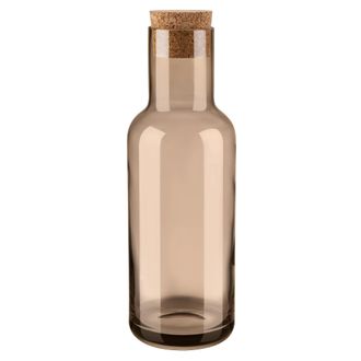 Blomus Wasserkaraffe -FUUMI- aus mundgeblasen Glas 1 Liter (Coffee)
