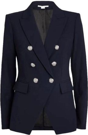 Balmain Navy Double Breasted Blazer Size M
