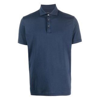 Altea Klassisches Polo - - Tops - Herren - Blau - 2XL