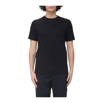Michael Kors T-shirt en coton &agrave; col rond - Homme - Tops - Noir - Taille: 2XL