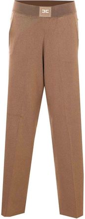 Elisabetta Franchi Pantalons D&eacute;contract&eacute;s - Marron