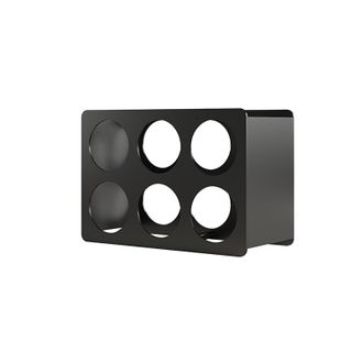 Generic Tisch-Weinflaschenhalter, Weinregal aus Metall, Mehrschichtiges Design, Schlicht und Stilvoll, Wasserdicht und Langlebig, für Wohnzimmer, Küche und Re