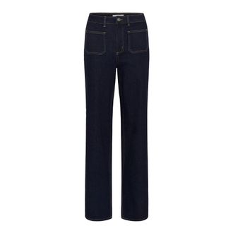 Kaffe KCflora Gerades Jeans - - Jeans - Damen - Blau - W35 L30
