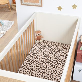 La Redoute Interieurs Drap-housse B&eacute;b&eacute; En Gaze De Coton Leopold