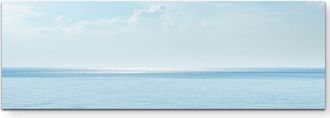 Paul Sinus Art Leinwandbilder | Bilder Leinwand 150x50cm traumhaft blaues Meer