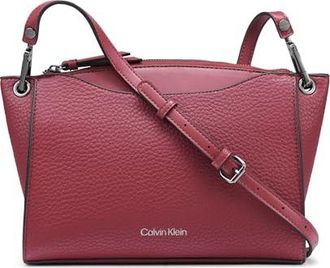 Calvin Klein Garnet Top Zip Crossbody, Cabernet, One Size