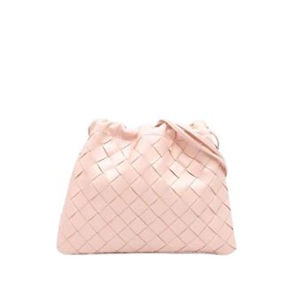 Bottega Veneta Pre-owned Gewebte Kordelzug Umh&auml;ngetasche - - Pre-owned - Damen - Rosa - ONE SIZE