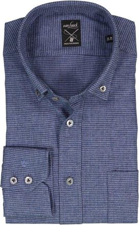 van Laack Herren Hemden blau Flanell
