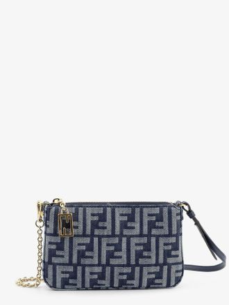Fendi Baguette FF jacquard fabric clutch bag - FENDI - gender_Woman