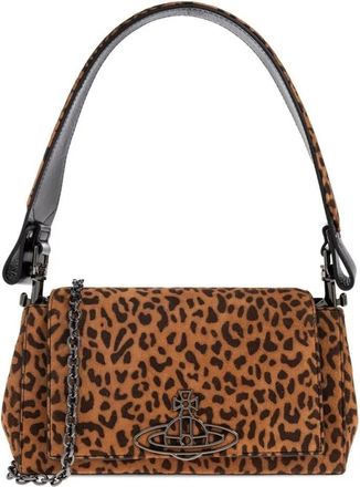 Vivienne Westwood Crossbody Bags - Brown Leopard Print Bag With Orb Detail - Gr. unisize - in Braun - f&uuml;r Damen