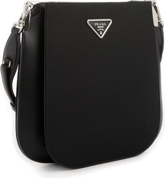 Prada Sac bandouli&egrave;re &agrave; plaque logo