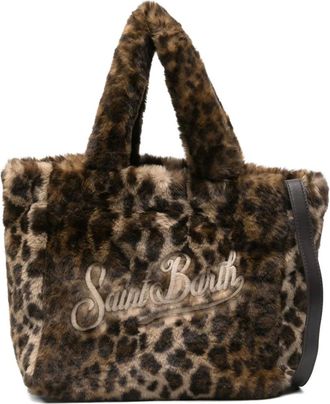 MC2 Saint Barth Colette Shopper mit Leoparden-Print - Braun