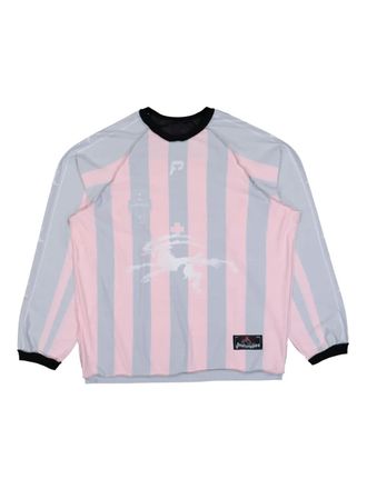 Prototypes chemise ray&eacute;e &agrave; logo brod&eacute; - Rouge