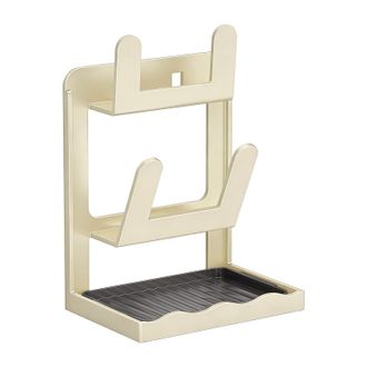 Generico Topfst&auml;nder | Vertikaler St&auml;nder mit Tablett, zweistufiger Organizer f&uuml;r Speisekammer und K&uuml;chenschrank, Haus und Restaurant