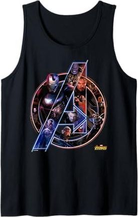 MARVEL Avengers Infinity War Neon Team Débardeur