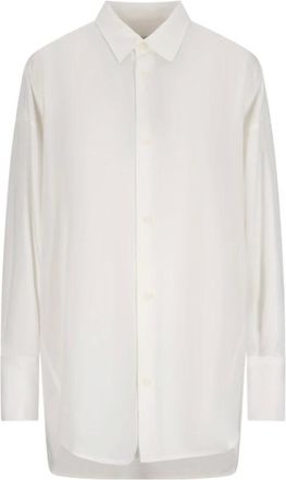 Darkpark Darkpark, Femme, Blouses et Chemises, Blanc, Taille: 36 FR Carla Chemise Oversize en Gaze de Viscose