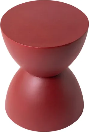 MID.YOU Mid.you Couchtisch, Bordeaux, Stein, zylindrisch, Sockel, 32x40x32 cm, Wohnzimmer, Wohnzimmertische, Couchtische