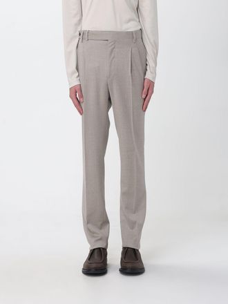 Luciano Barbera Pantalon de tailleur slim fit en laine et cachemire &agrave; pinces