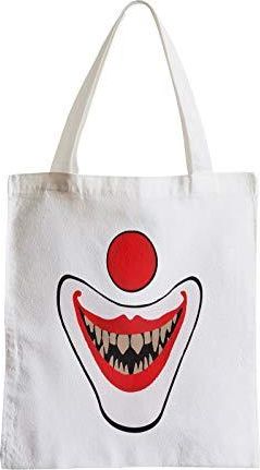 Fabulous Grand Sac Shopping Plage Etudiant Clown Diabolique Monstre Halloween Peur Horreur