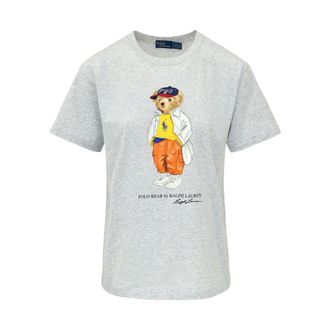 Polo Ralph Lauren Femme, Tops, Gris, Taille: 38 FR Polo Ralph Lauren T-shirts et Polos