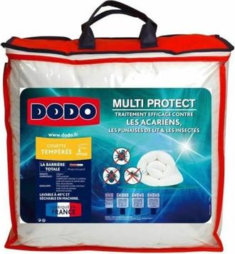 Dodo 140 x 200 cm Einzelbettdecke, Multi-Protect, weich und schützend, maschinenwaschbar bei 40 °C
