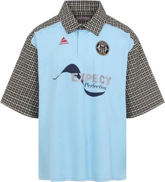 Martine Rose Homme, Tops, Bleu, Taille: S T-shirt