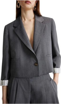 Marella Femme, Vestes, Gris, Taille: 36 FR Mlsghiro Blazer