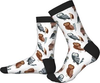 Generic Excellente Homme Chaussettes Chouette moche et ringarde Socks Respirantes Chaussettes de Sports pour Randonn&eacute;e Sport Yoga Aptitude 40cm