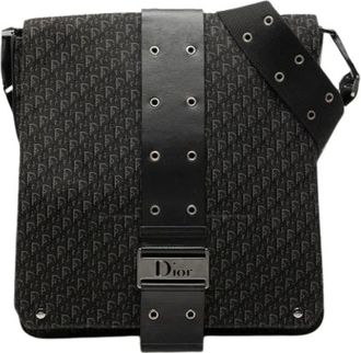 Dior unisex, Pre-owned, Noir, Taille: ONE Size Pre-owned Canvas Crossbody Bag