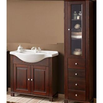 AC-D&eacute;co Ensemble meubles de salle de bain complet - 65 cm - R&eacute;gine - Livraison gratuite