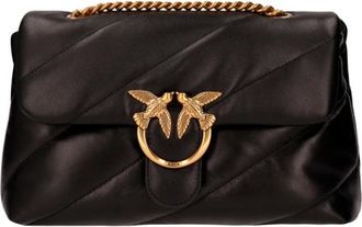 Pinko Pinko, Femme, Sacs, Noir, Taille: ONE Size Classic Love Bag Puff Maxi Quilt